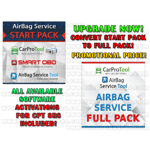 CARPROTOOL - AIRBAG SERVICE START PACK - ¡CONVERSIÓN DE CARPROTOOL START PACK A FULL PACK CON ...
